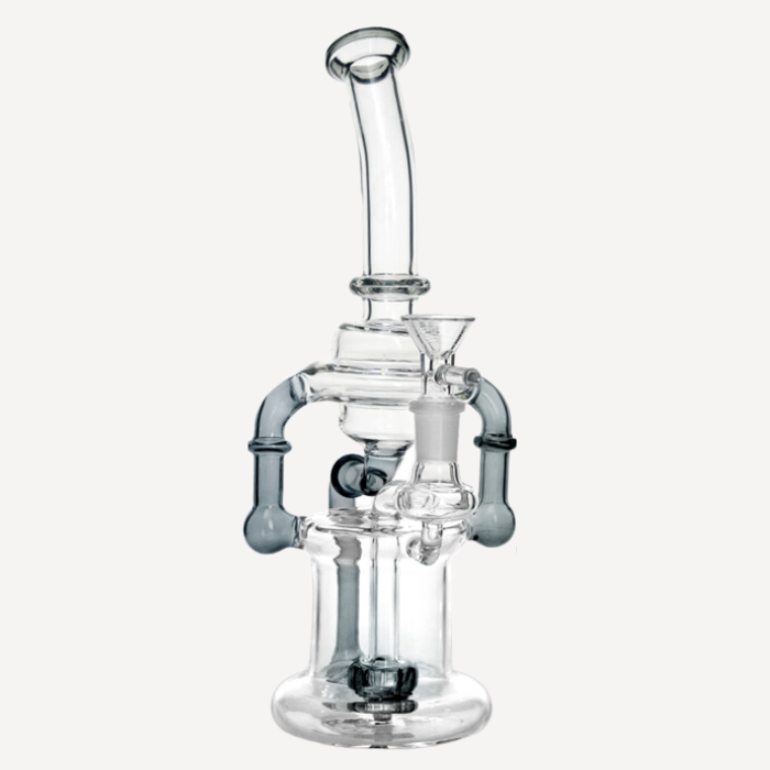 Recycler Oil Rig Showerhead Perc 11"Green - heads world