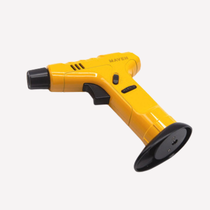 Maven Strength Windproof Torch Lighter BLACK - heads world